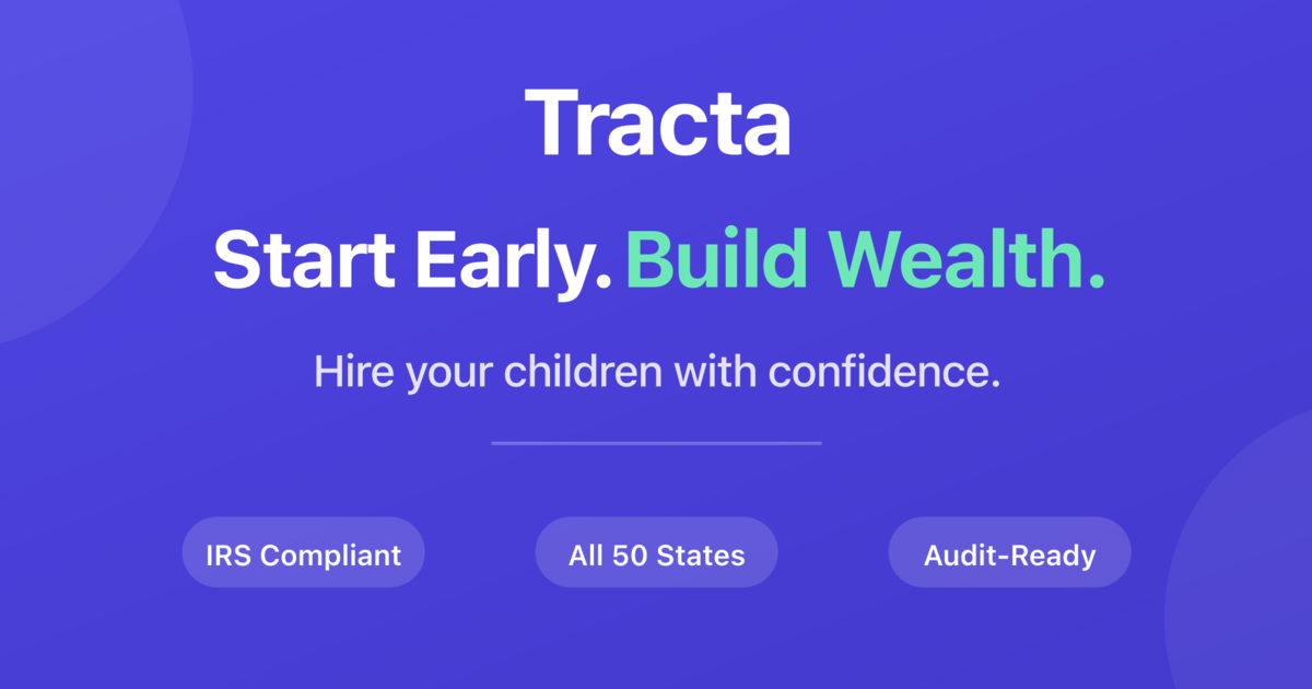 Tracta - Payroll Made Simple for Family Businesses